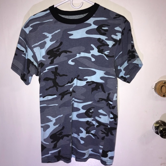 Rothco | Shirts | Official Navy Seal Blue Camo Military Shirt | Poshmark